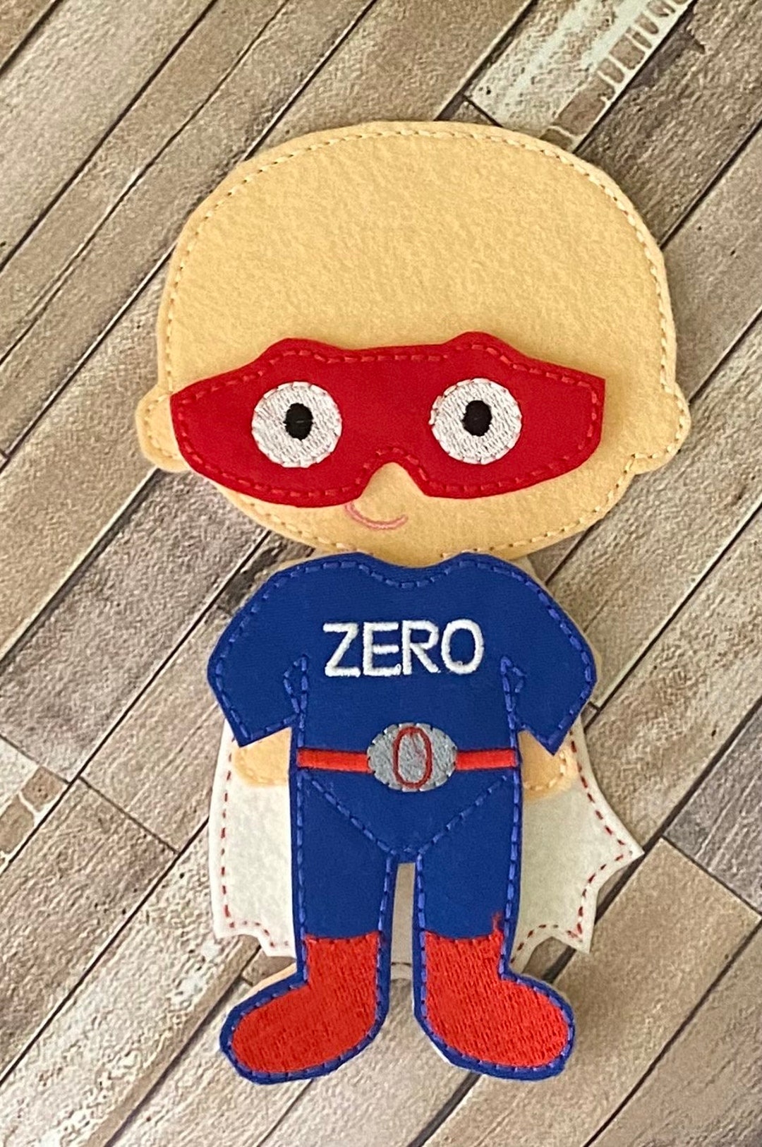 Felt Zero the Hero Doll - Etsy