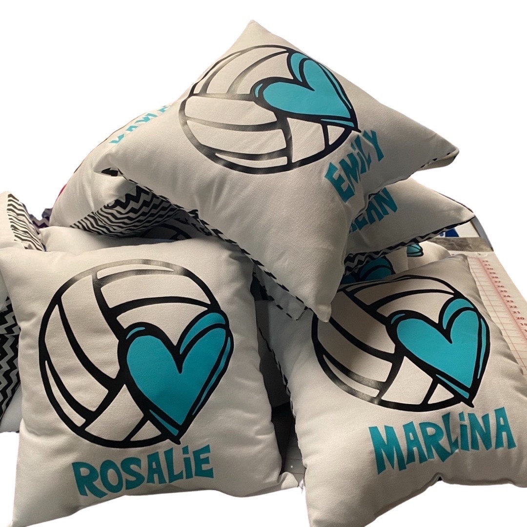 Volleyball Team Gifts for Entire Team Custom Pillows Senior Night Coach ...