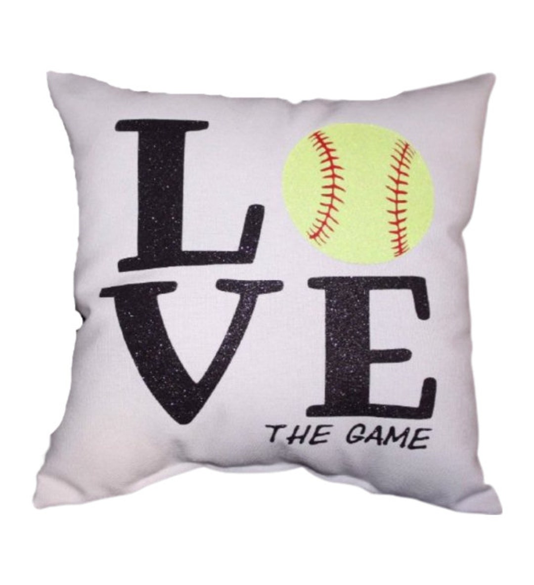 Girls Softball Pillow Custom Softball Team Gifts Senior Night ...