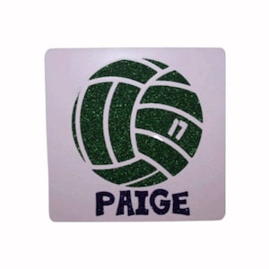Volleyball Locker Magnet Locker Sign Team Gifts Personalize Volleyball ...