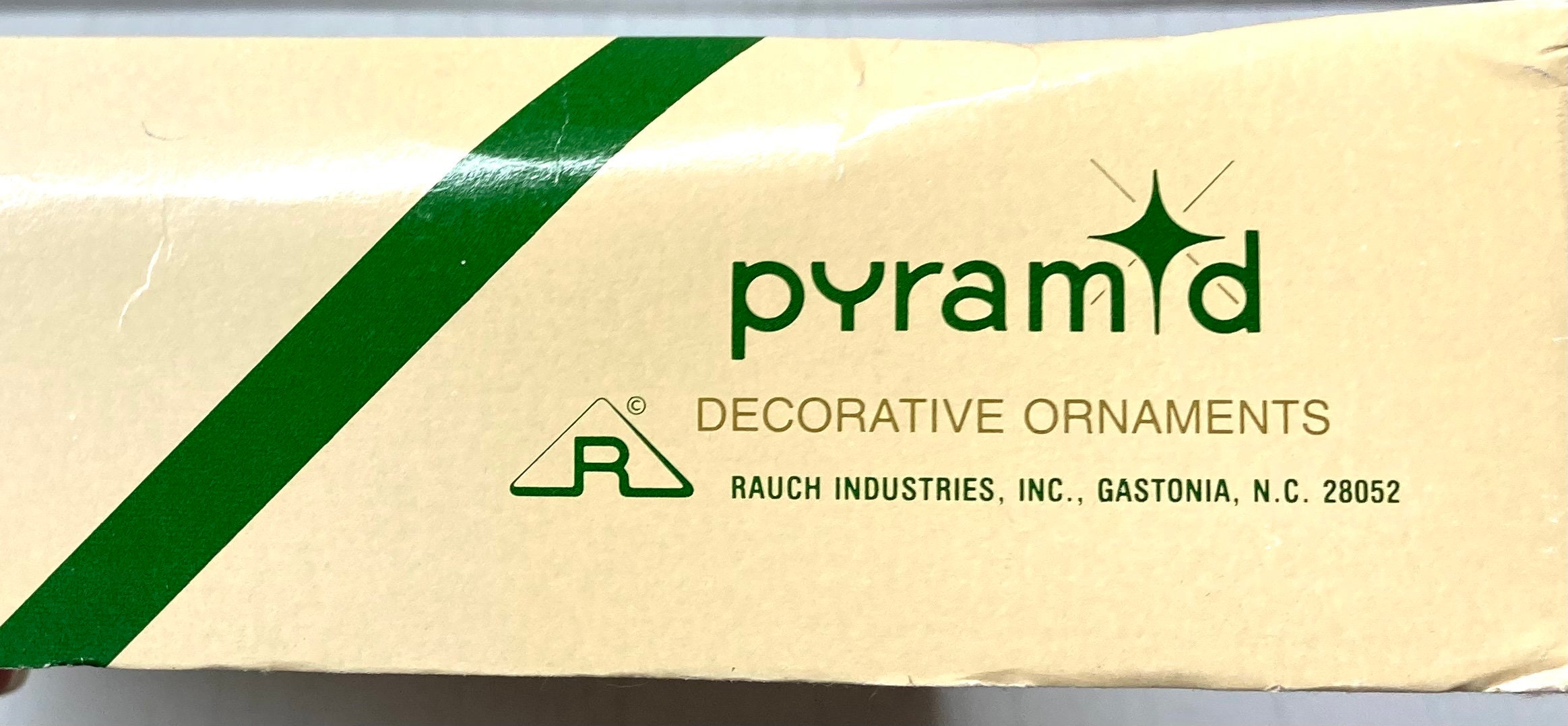 Box of 15 Vintage Blue and Gold Pyramid Jumbo Christmas Tree - Etsy