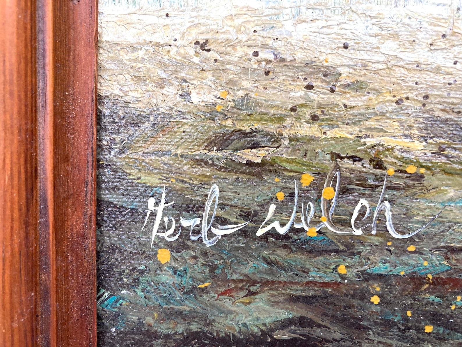 Vintage Herb Welch Barn Oil Painting - Etsy