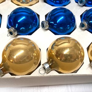 Box of 15 Vintage Blue and Gold Pyramid Jumbo Christmas Tree - Etsy