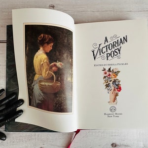 A Victorian Posy - Vintage Book - Floral - Slipcase - Illustrated ...