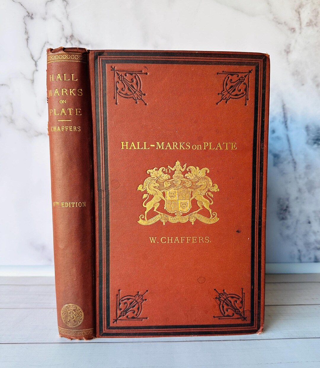Antique Hallmarks Book: Gold & Silver Plate - 1882 William Chaffers - Etsy