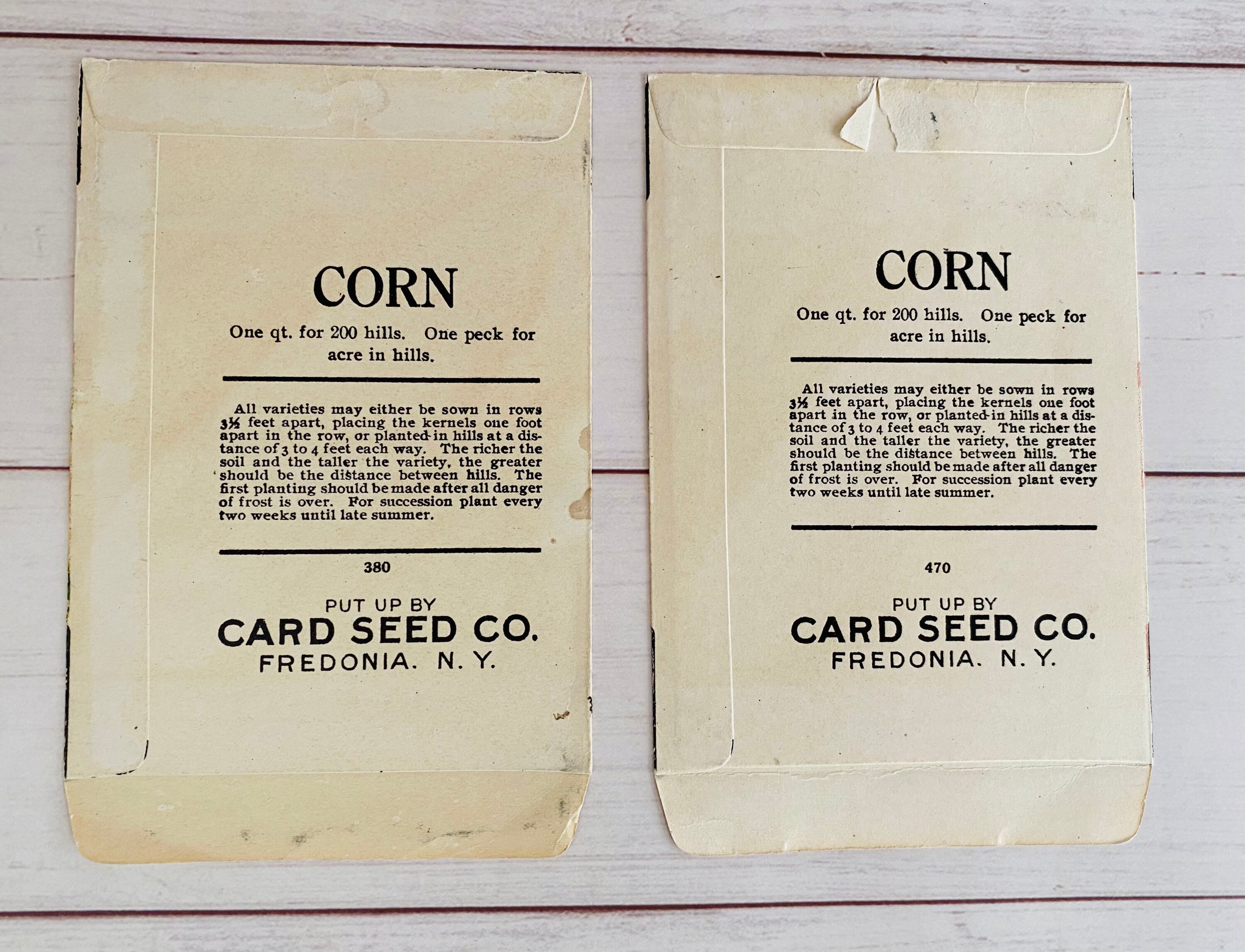 1930's Original Seed Packets Fredonia Seed Co. New | Etsy