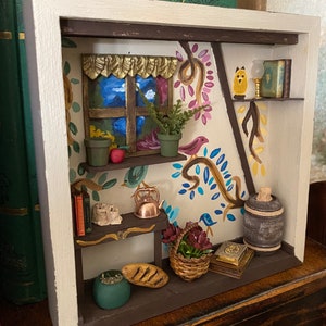 Handmade Miniature Scene - Diorama - 3D Art - Original - Cottage ...