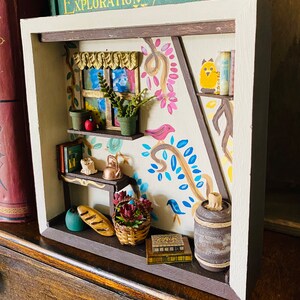 Handmade Miniature Scene - Diorama - 3D Art - Original - Cottage ...