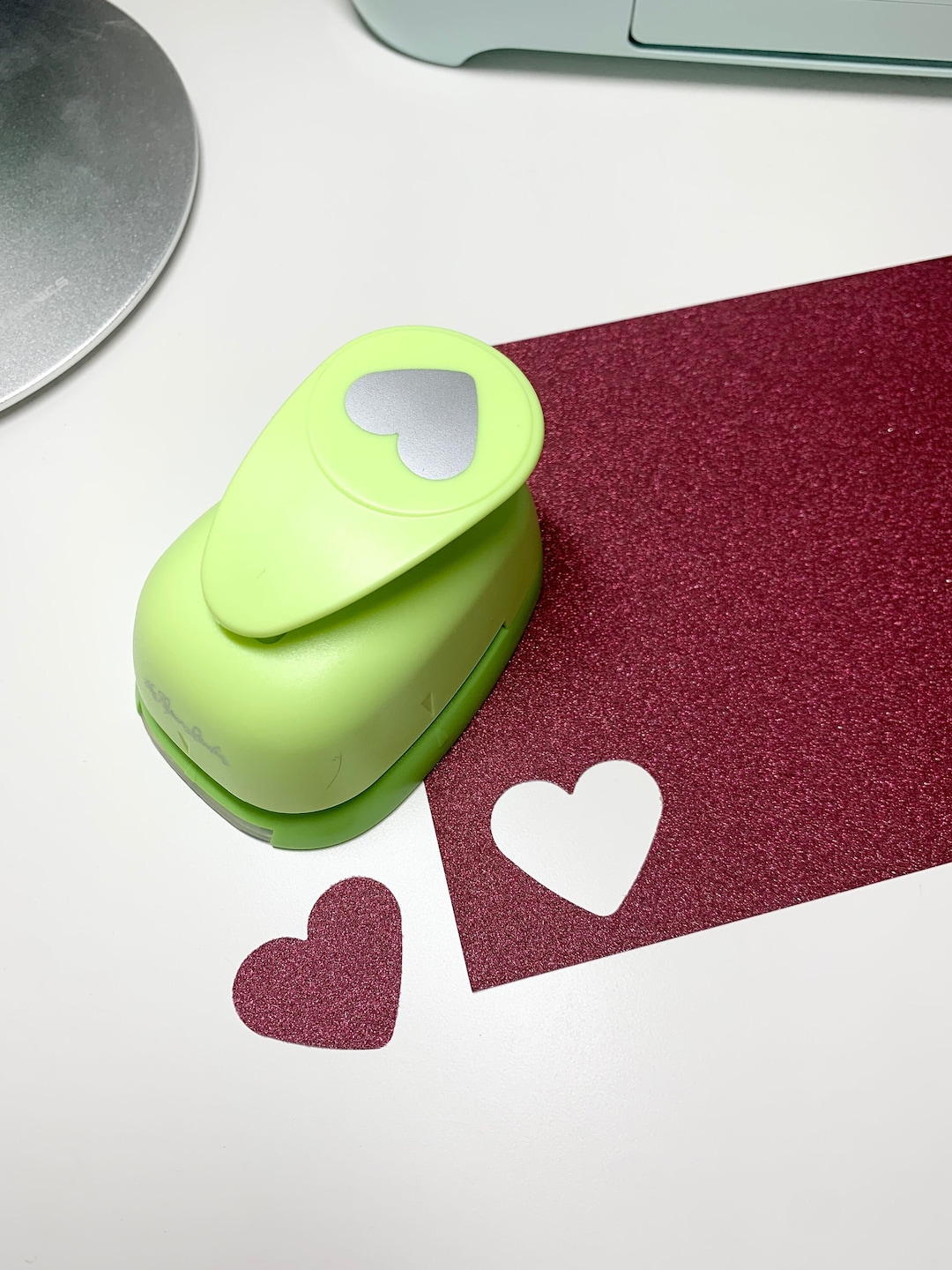 1 Inch Heart Punch for Paper Crafting Scrapbooking and Card Making ...