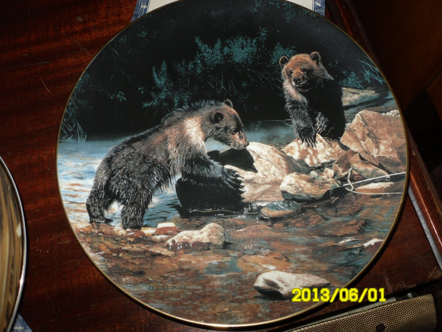 Charles Frace Collector Plate 'playmates' - Etsy