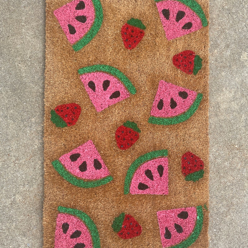 Watermelon Doormat - Etsy
