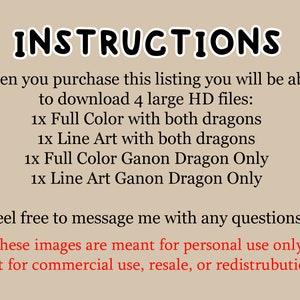 Zelda Dragons Tattoo Design / TOTK / Link / Light Dragon / Printable ...