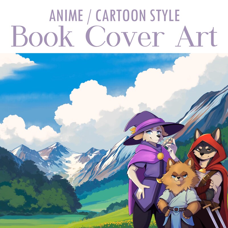 Book Cover Art - Etsy