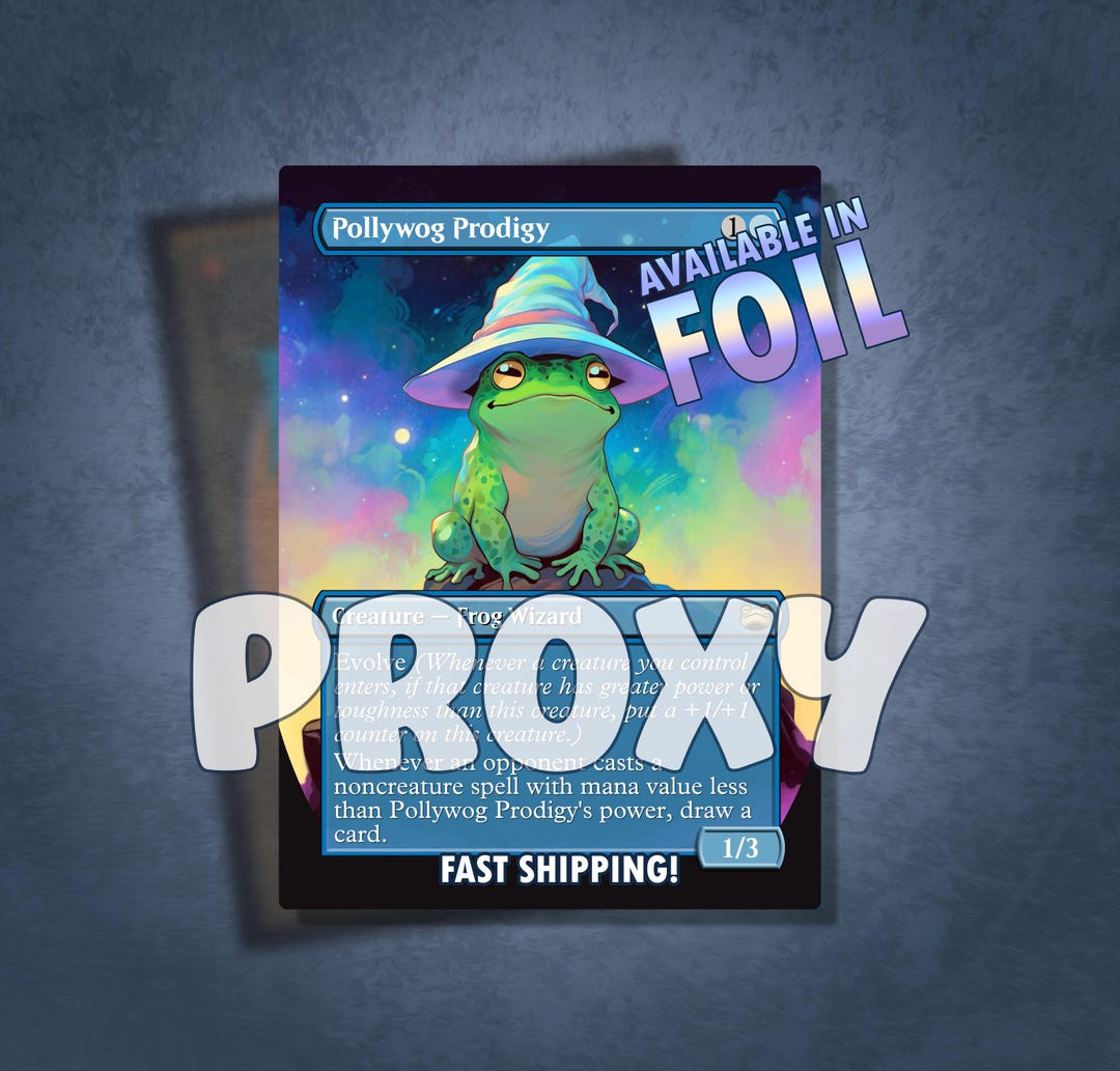 Pollywog Prodigy Proxy / MTG Proxy / Custom Proxy - Etsy
