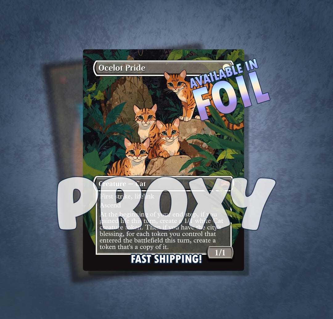 Ocelot Pride Proxy / MTG Proxy / Custom Proxy - Etsy