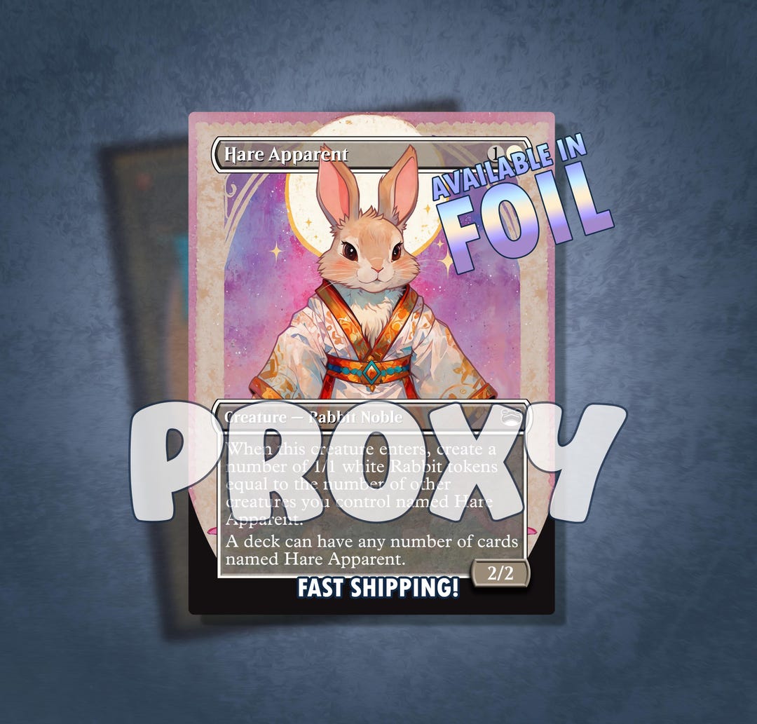Hare Apparent Proxy for Magic the Gathering / MTG Proxy / Custom Proxy - Etsy