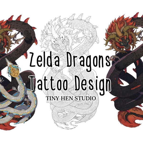 Totk Zelda Dragon - Etsy