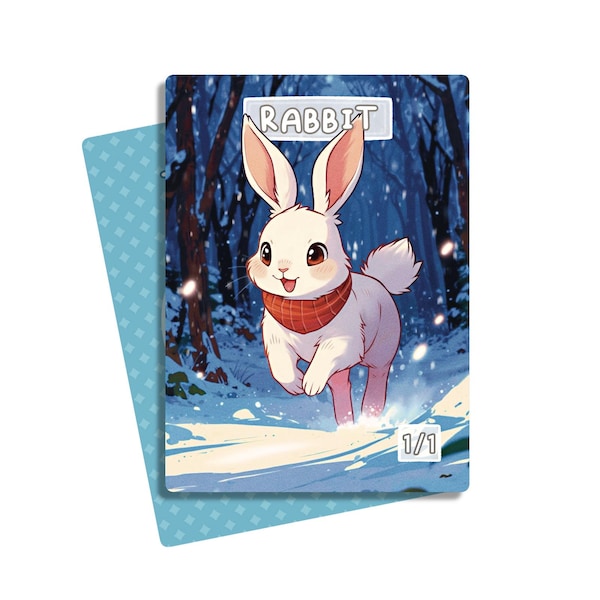 Magic the Gathering Rabbit Tokens - Etsy