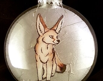 Glass Fox Ornament - Etsy