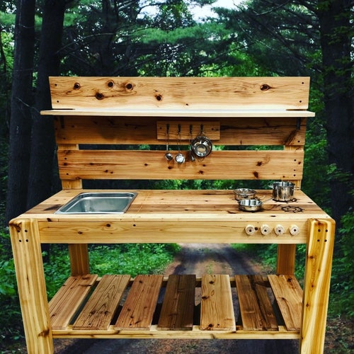 Mud Kitchen DIY Plans Easy Build Kid's Mud Kitchen - Etsy