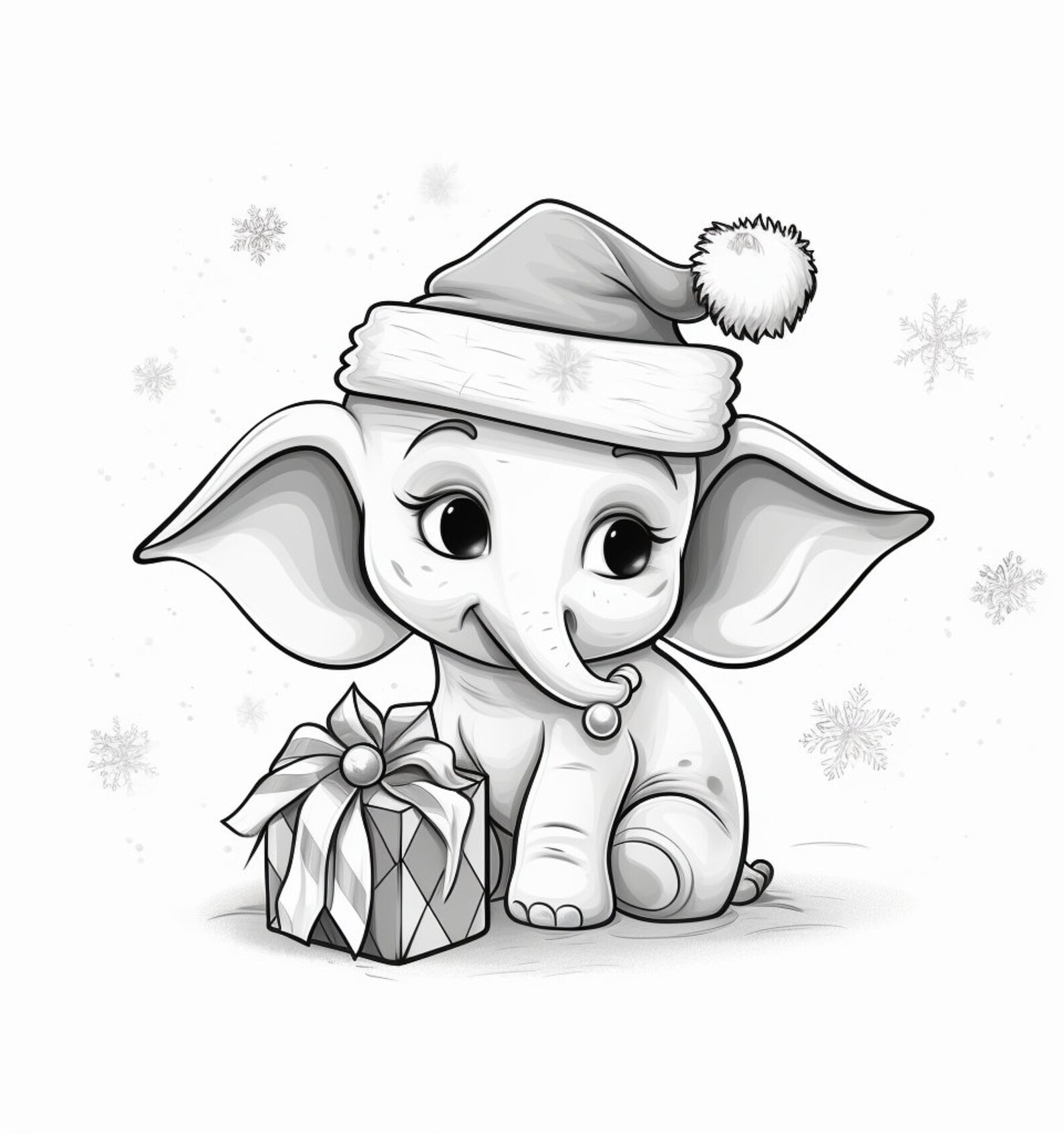 Cute Christmas Coloring Bundle 150 Pages Digital Printable Classroom ...