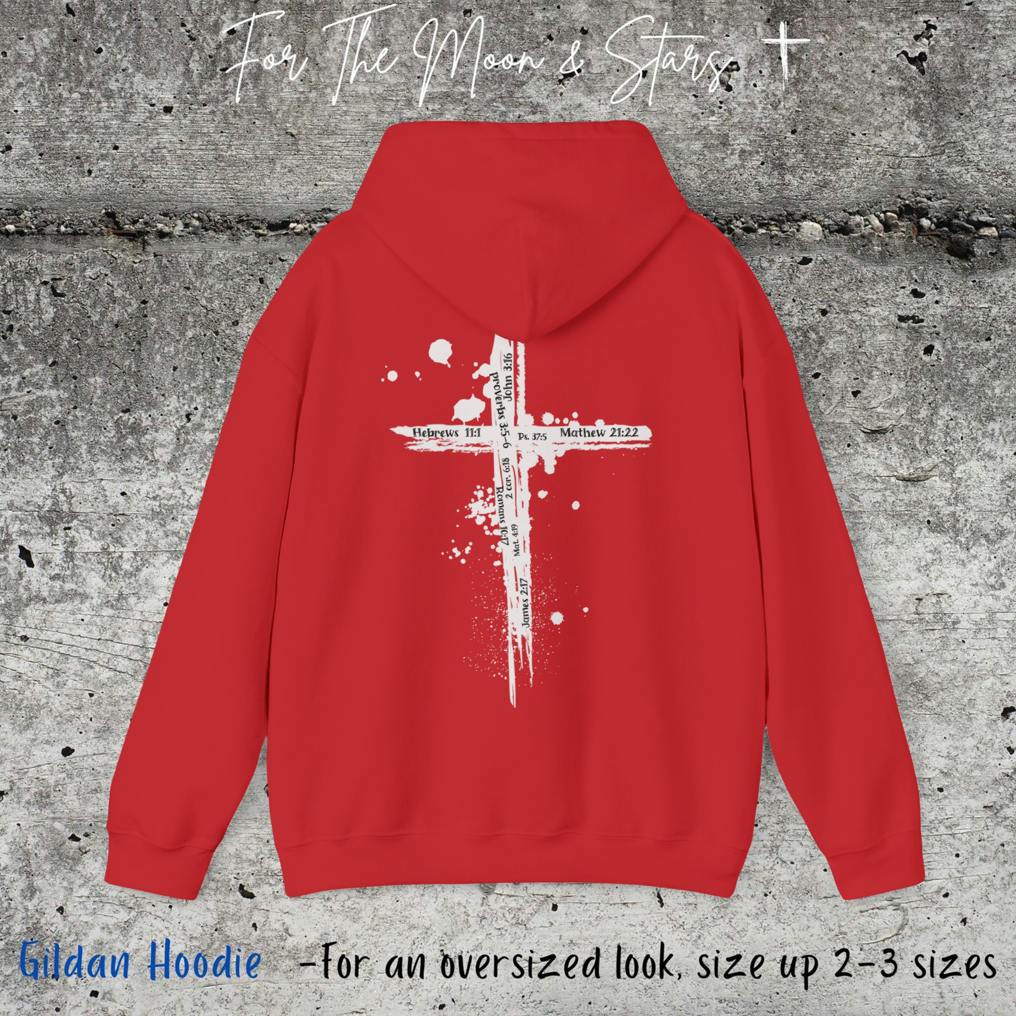 Mens Christian Hoodie Mens Christian Sweater Bible Verses Christian ...