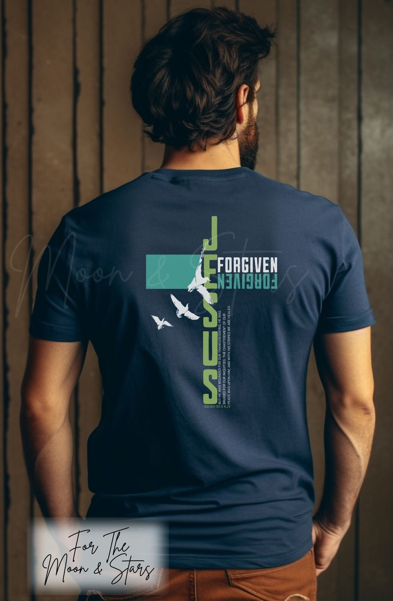 Forgiven Men Shirt Jesus Cross Shirt Isaiah Shirt Mens Christian Shirt ...