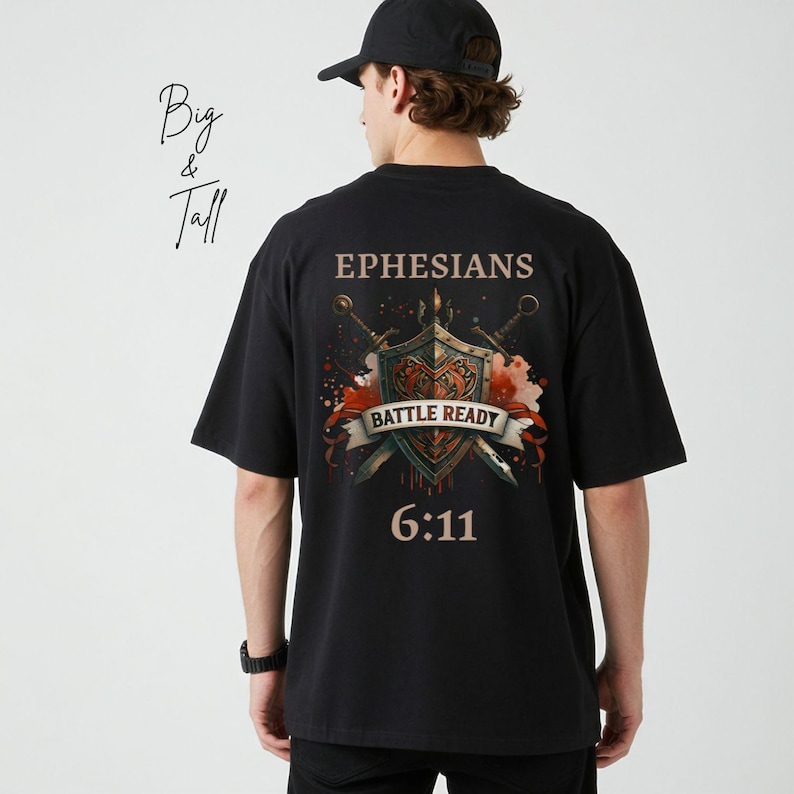 Christian Tall Shirt Ephesians Shirt Big and Tall 2xl Men Shirt Jesus ...
