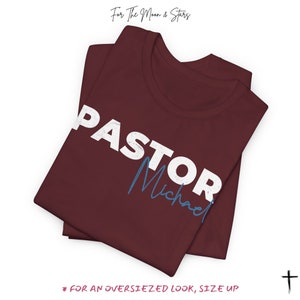 Personalized Pastor Shirt Custom Pastor Shirt Custom Name Reverend Mens ...