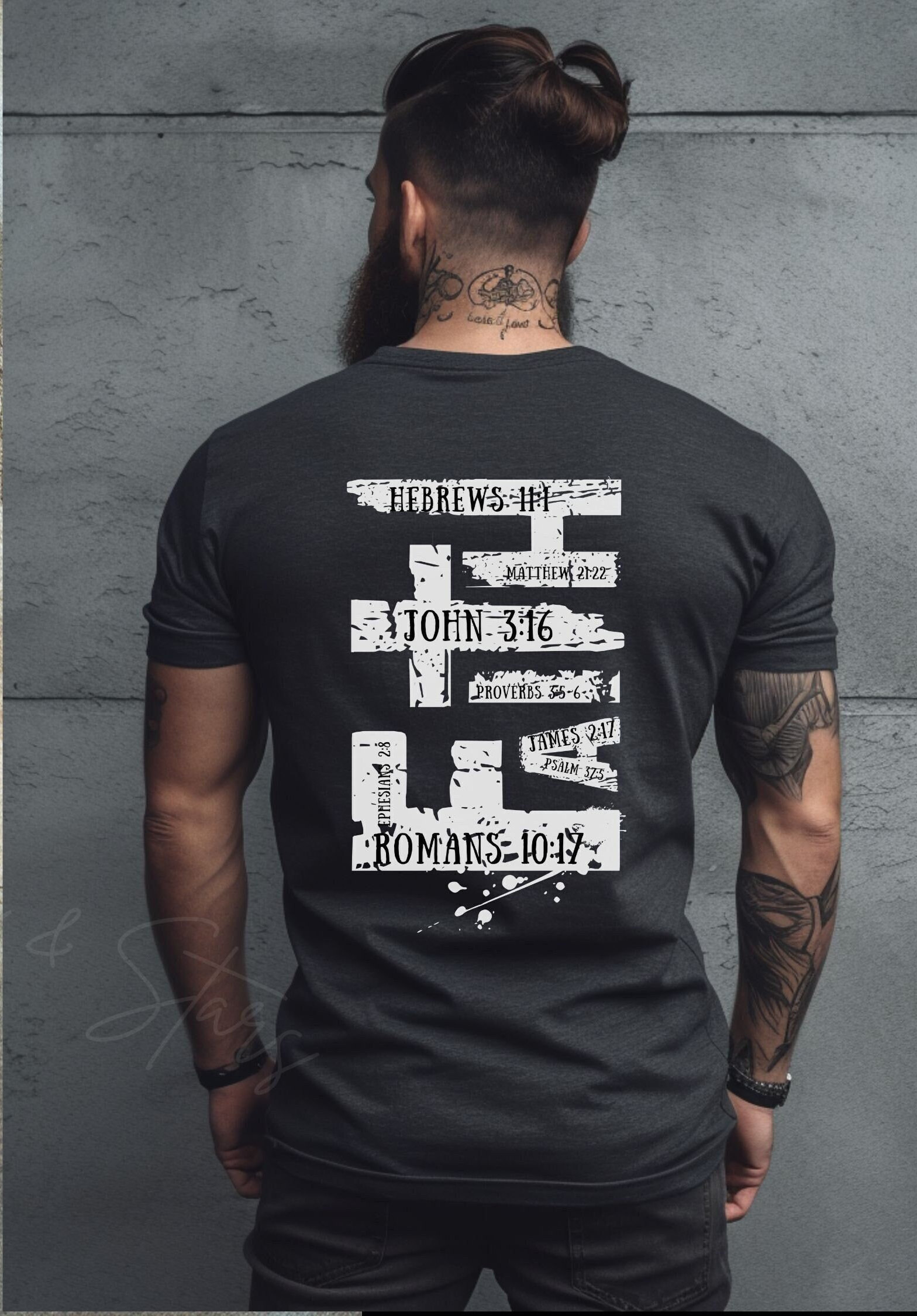 Mens Christian Shirt Jesus Christian Gifts Male Christian Shirt Faith ...