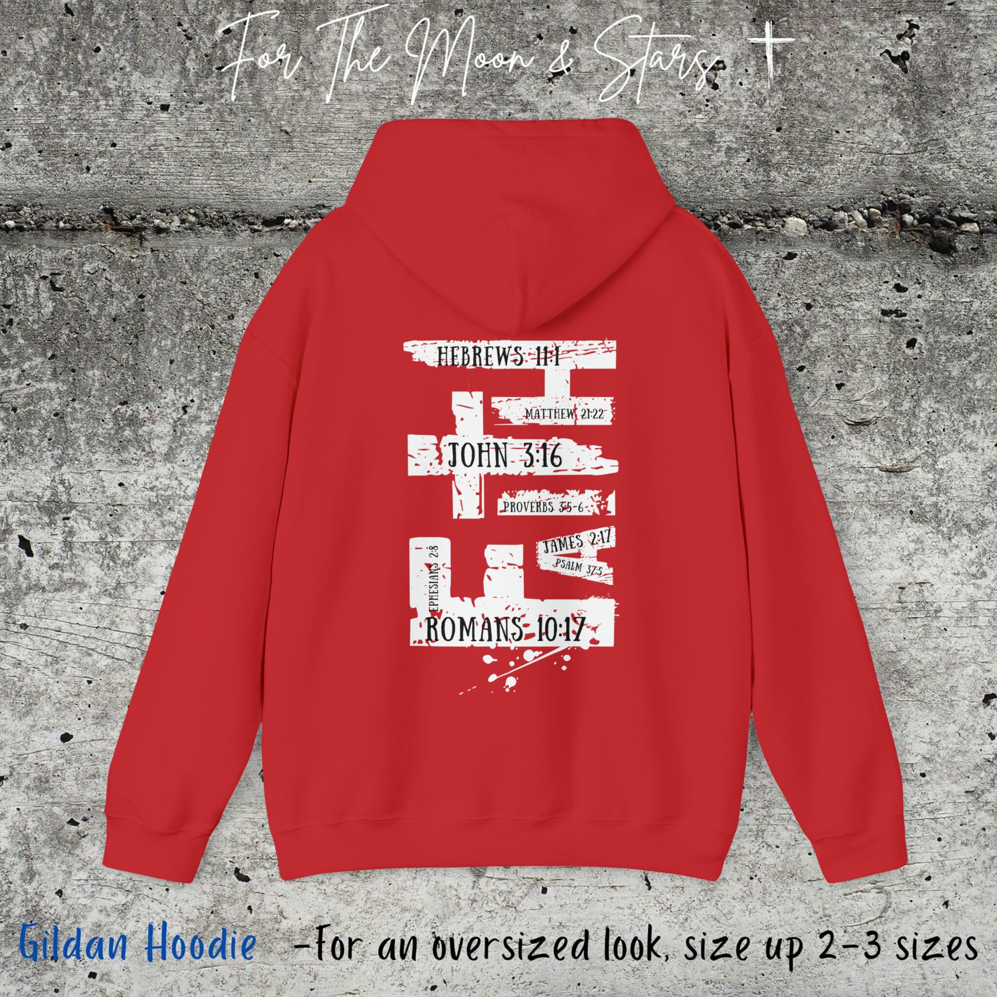 Mens Christian Hoodie Mens Christian Sweater Faith Hoodie Christian ...