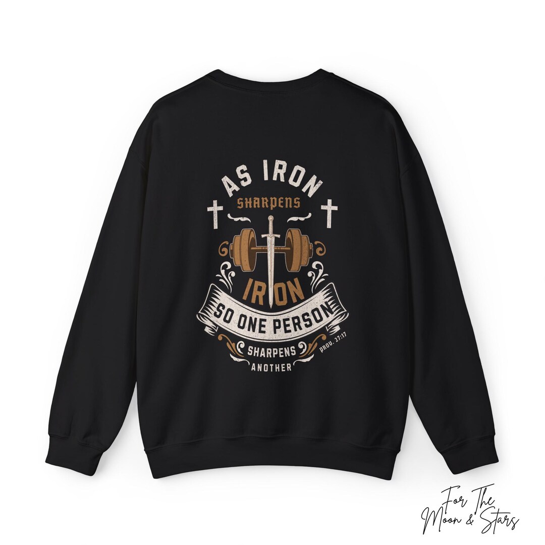 Mens Christian Sweatshirt Christian Long Sleeve Christian Gym Sweater ...