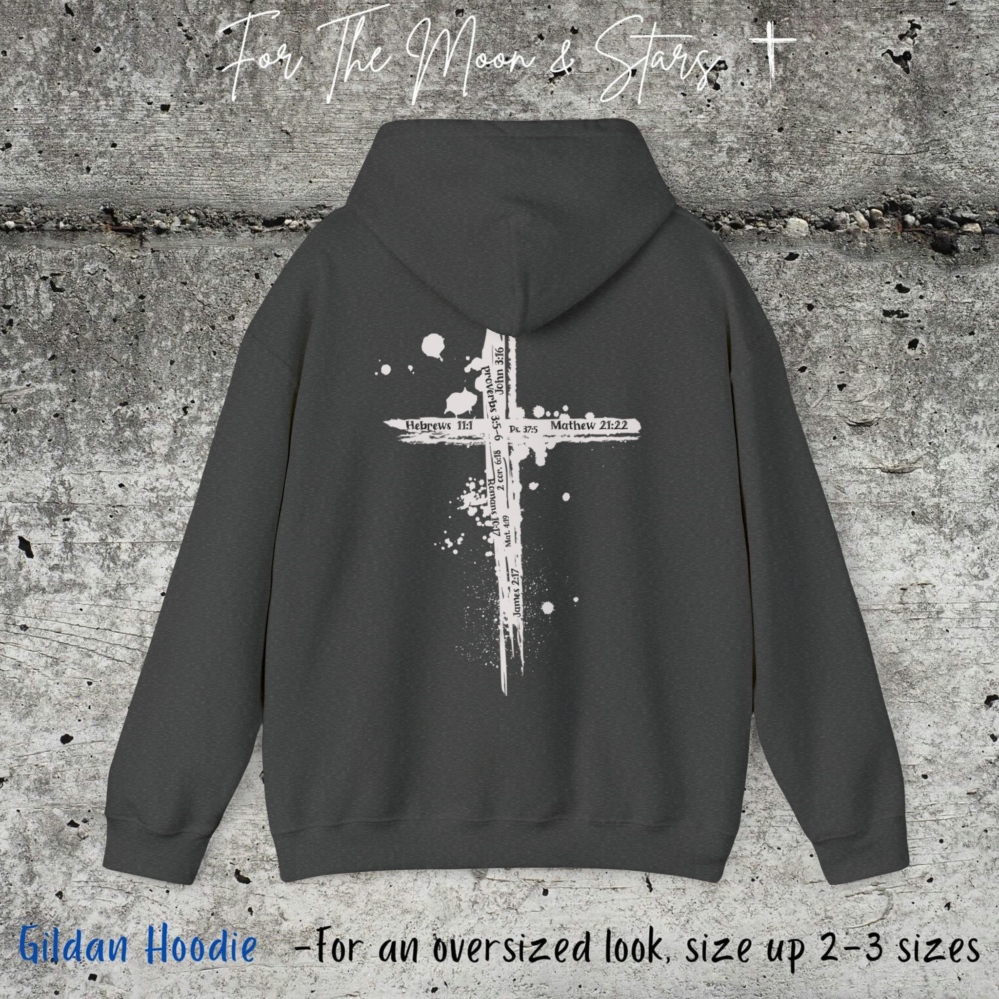Mens Christian Hoodie Mens Christian Sweater Bible Verses Christian ...