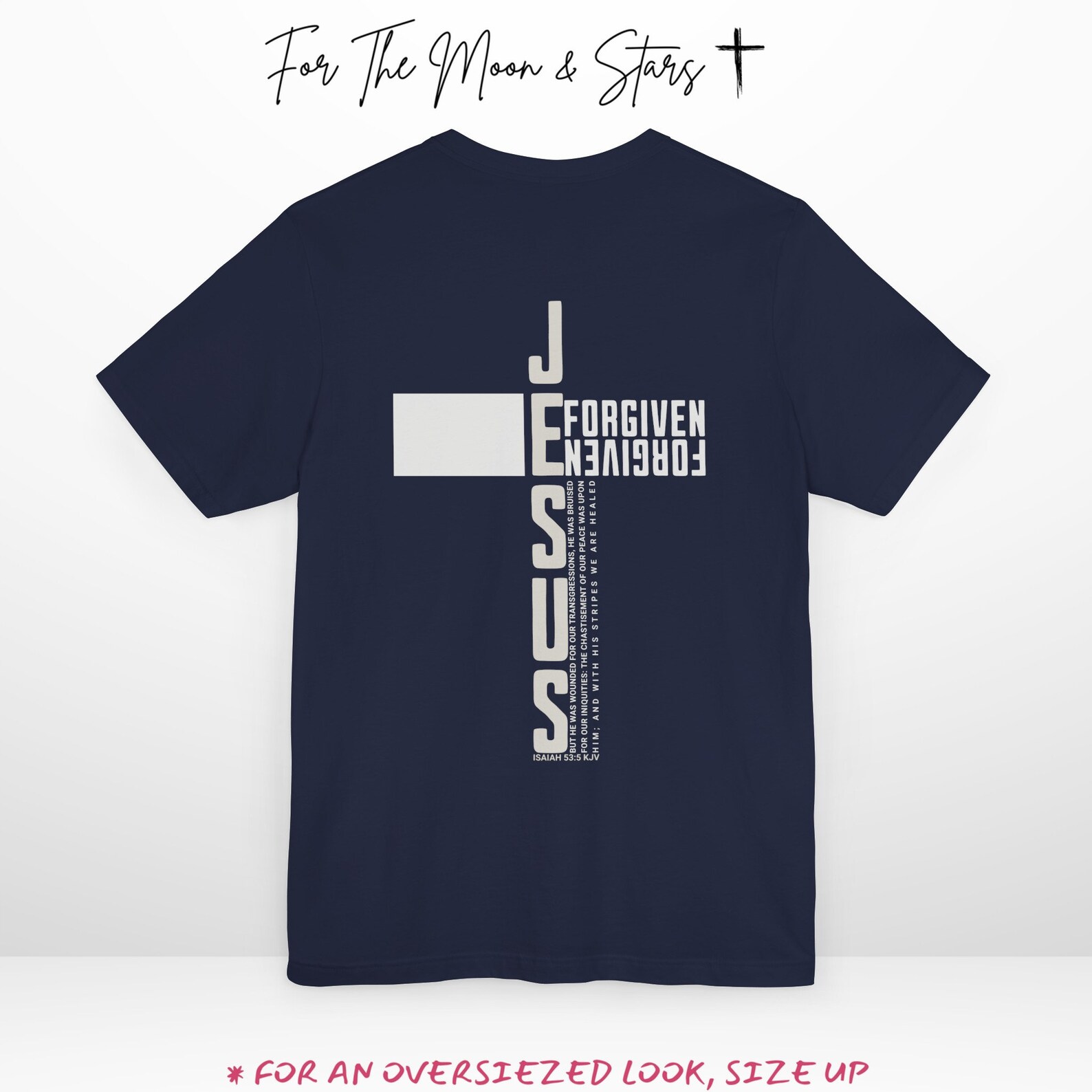 Forgiven Men Shirt Jesus Cross Shirt Isaiah Shirt Mens Christian Shirt ...