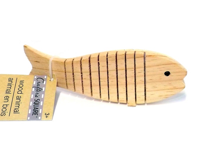 Reticulated Wood Wiggle Fish With Black Eyeball Great Summer - Etsy