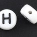 Letter Bead: H Beads Set of 25 7mm Alphabet Beads ABC - Etsy