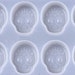 Sugar Skull Silicone Mold, 8 Cavitities, Set of 5 Molds, Dia De Los ...