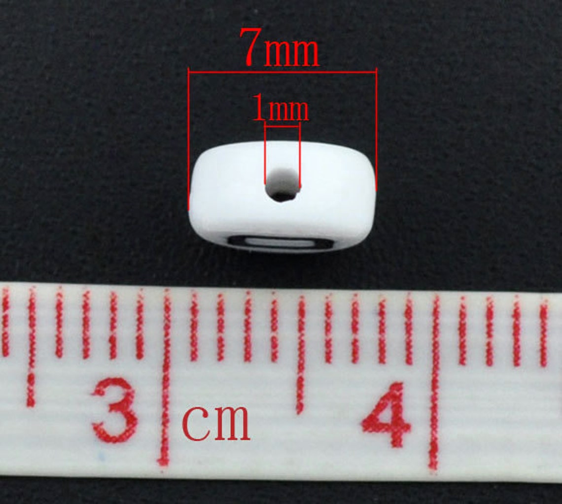 Letter Bead: D Beads Set of 25 7mm Alphabet Beads Letter - Etsy