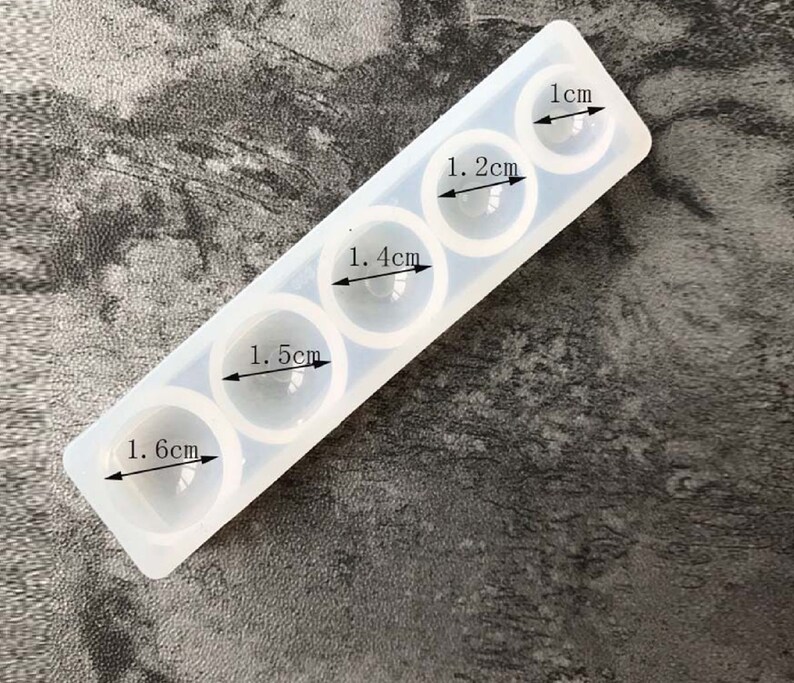 Cabochon Circle Resin Mold Set of 2 Make Half of a Ball as a - Etsy