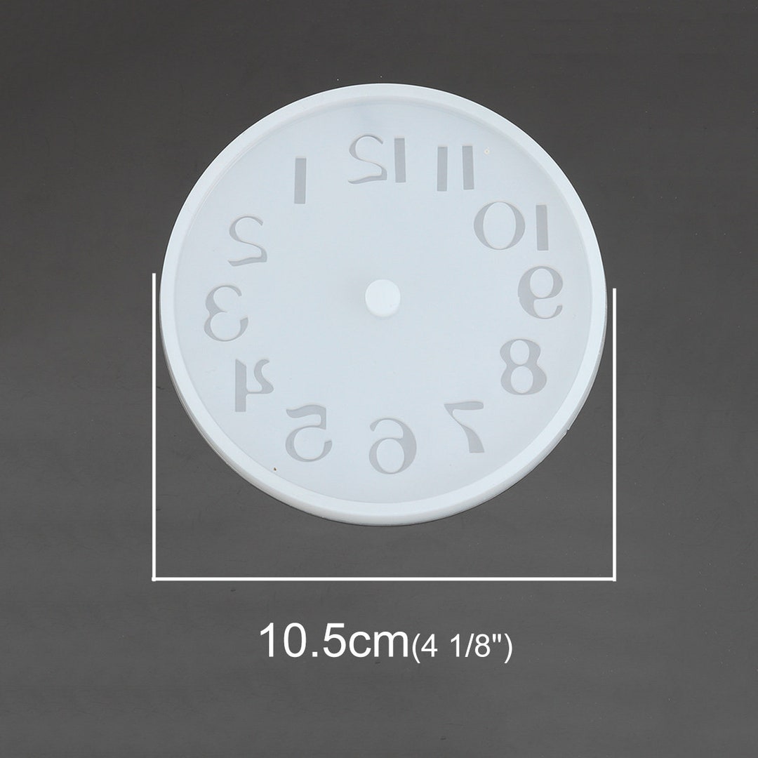 Molde de silicona para reloj, 4", molde de resina, crea tu propio reloj ...