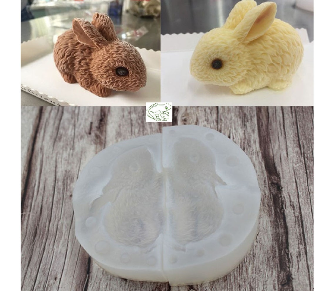 Bunny Rabbit 3D Silicone Mold Great for Spring Nature or | Etsy