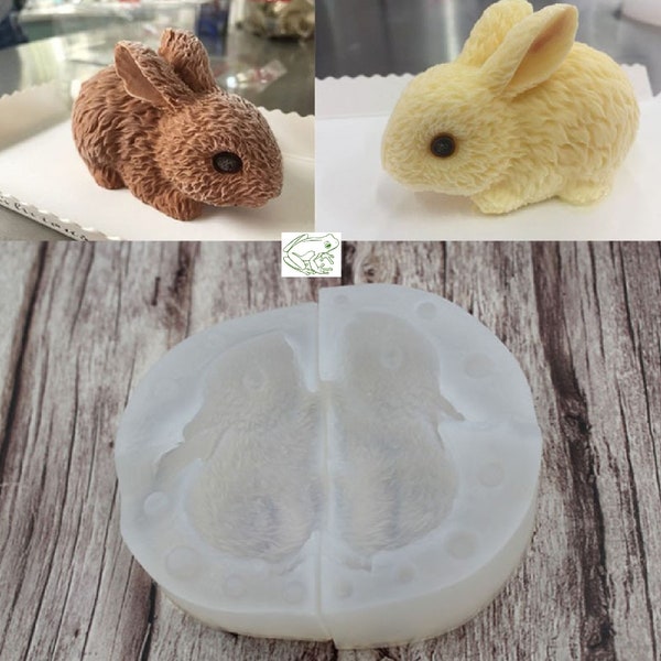 Silicone 3d Rabbit Mold - Etsy