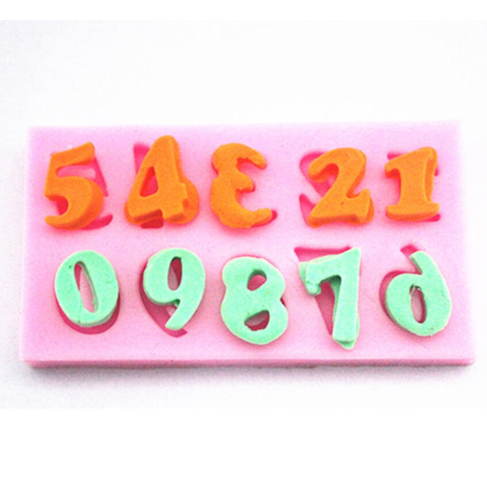 Number Mold With 0 1 2 3 4 5 6 7 8 9 These Little Numbers Are | Etsy