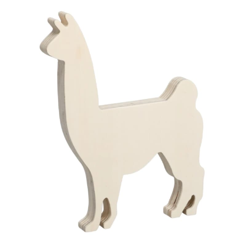 Llama Wood Cutout - Etsy