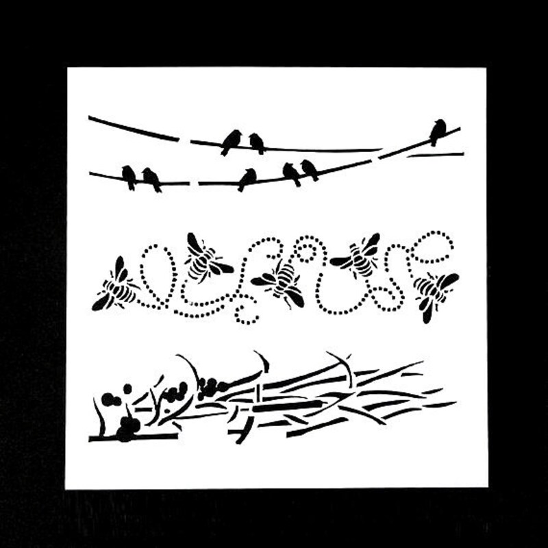 Nature Stencil - Etsy