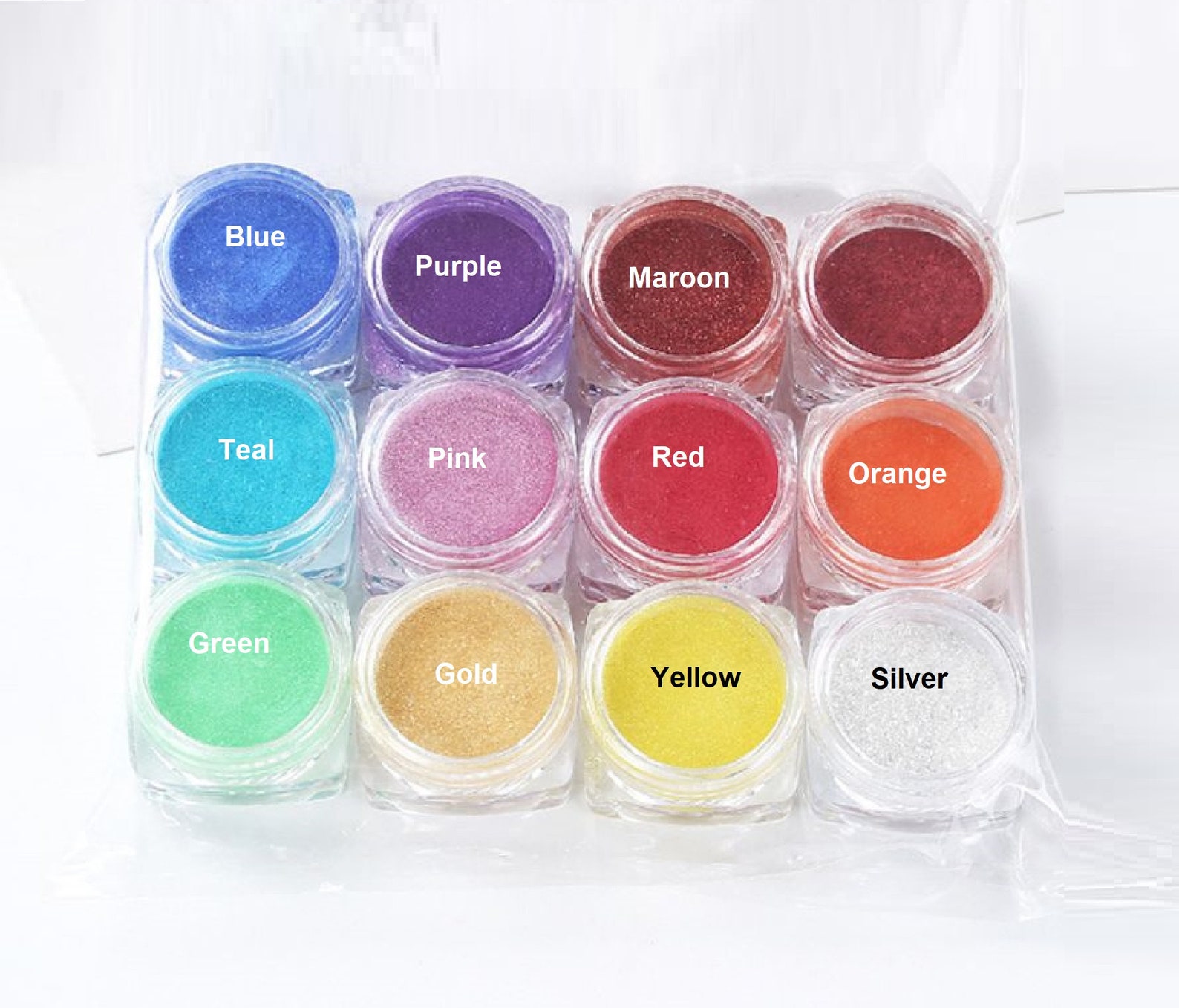 Pearlescent Mica Powder in Plastic Container With Twist Top - Etsy