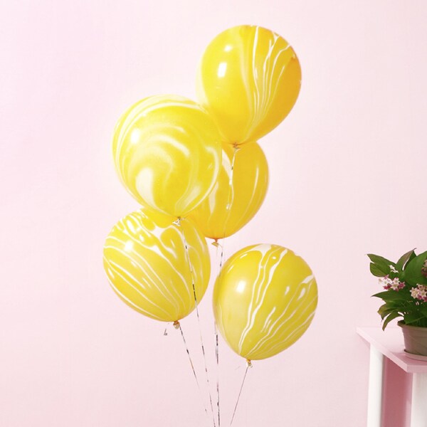 Marble Balloons - Etsy