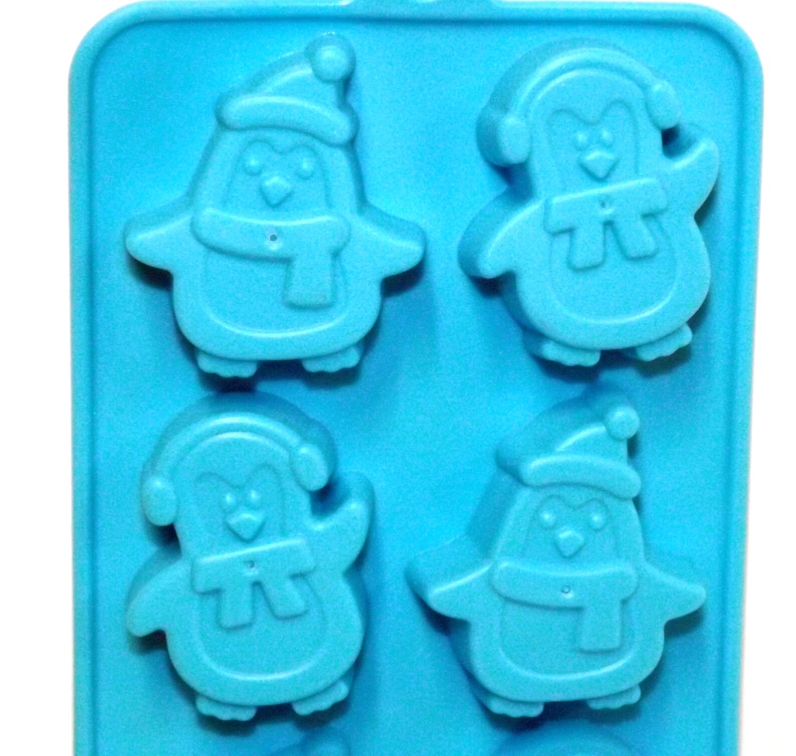 Penguin With Hats and Scarves Silicone Mold for Ice - Etsy