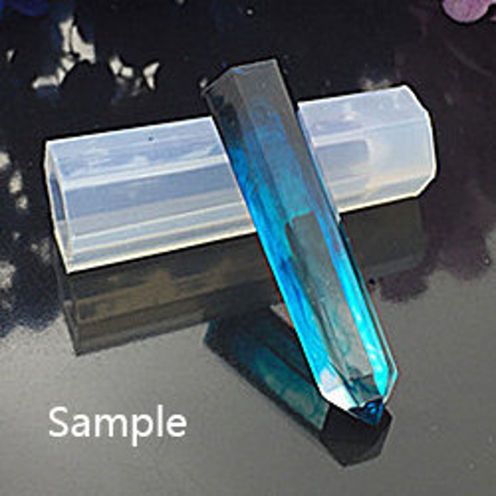 Hexagon Pendant Mold Hexagon Bullet Drop Prism Mold Resin - Etsy