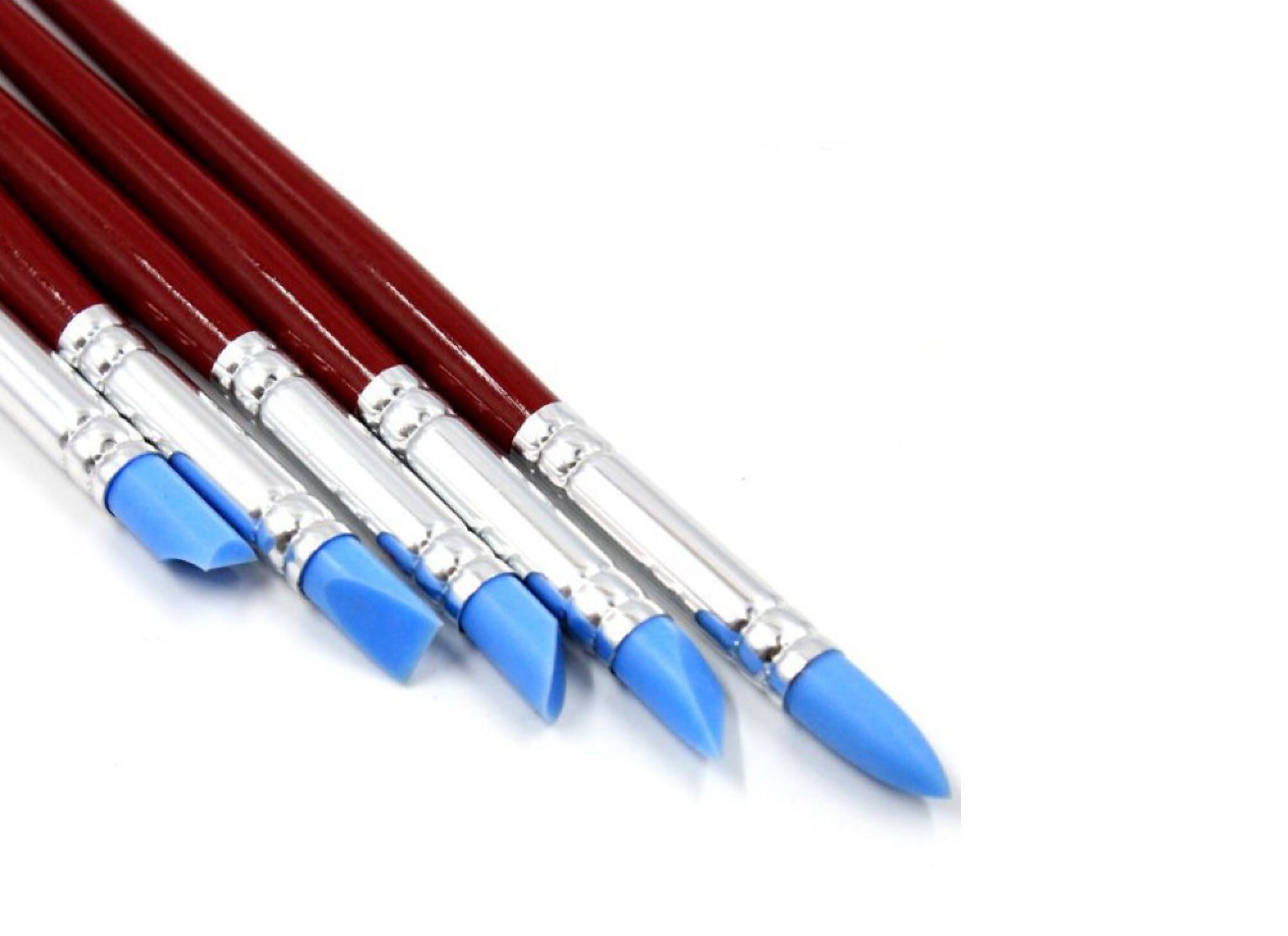 Silicone Shaping and Sculpture Brush Tools Set of 5 Brushes | Etsy